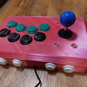 SANWA 12-button Arcade Stick With Pico Fighting Board - Etsy