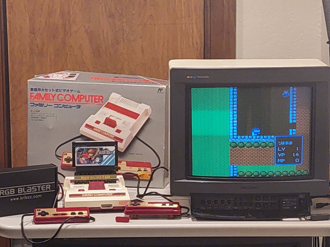 The Famicom Dream RGB Blaster Square Button Famicom CIB - Etsy