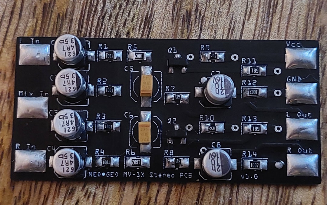 Neo-geo MV-1X Stereo PCB - Etsy