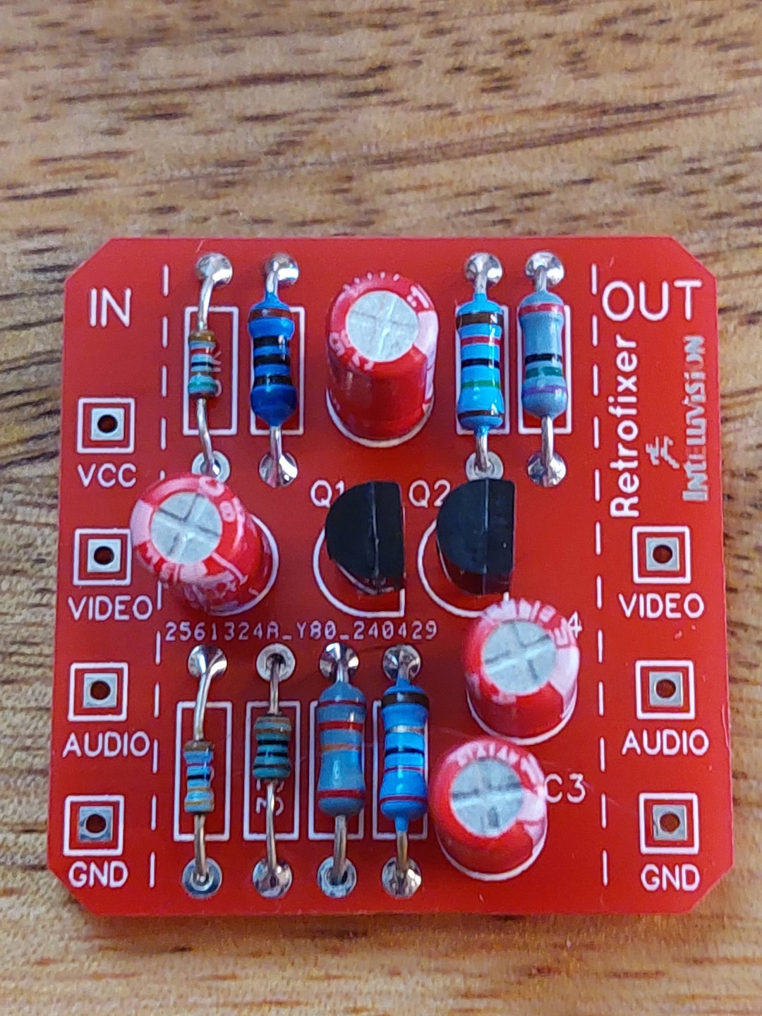 Intellivision I & II Composite Mod PCB - Etsy