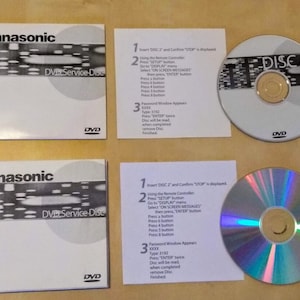 Panasonic Q Service Disc, DVD Unlock - Etsy