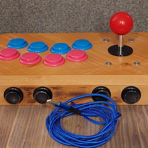 SANWA 12-button Arcade Stick With Pico Fighting Board - Etsy