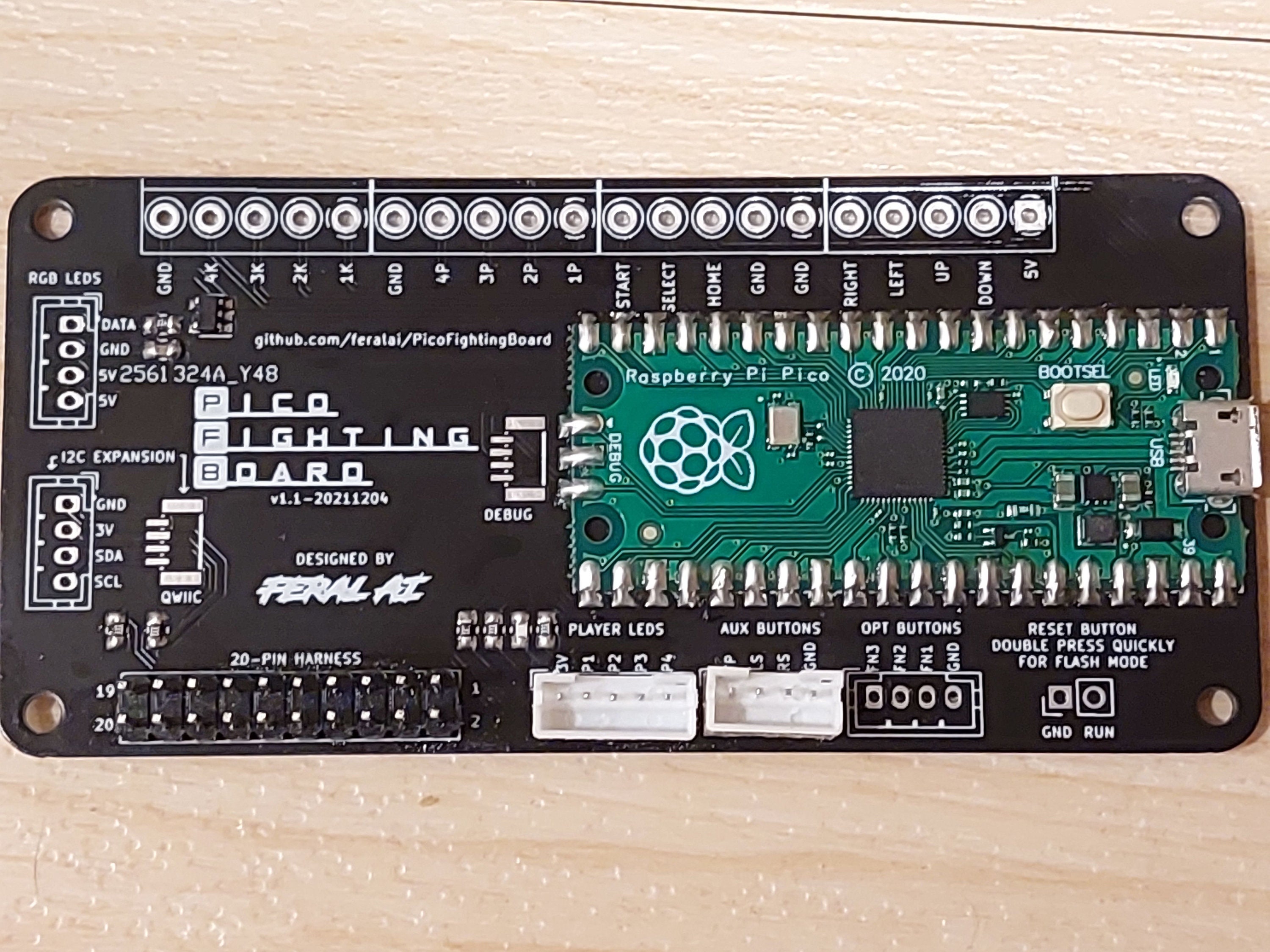 Pico Fighting Board PCB & Options - Etsy