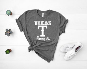 Texas Rangers Shirts - Etsy