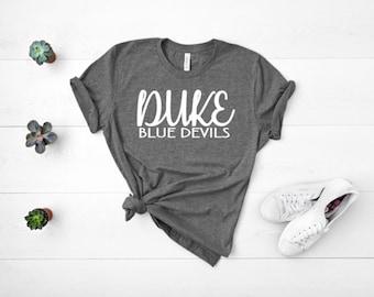 Duke Blue Devils Shirt - Etsy