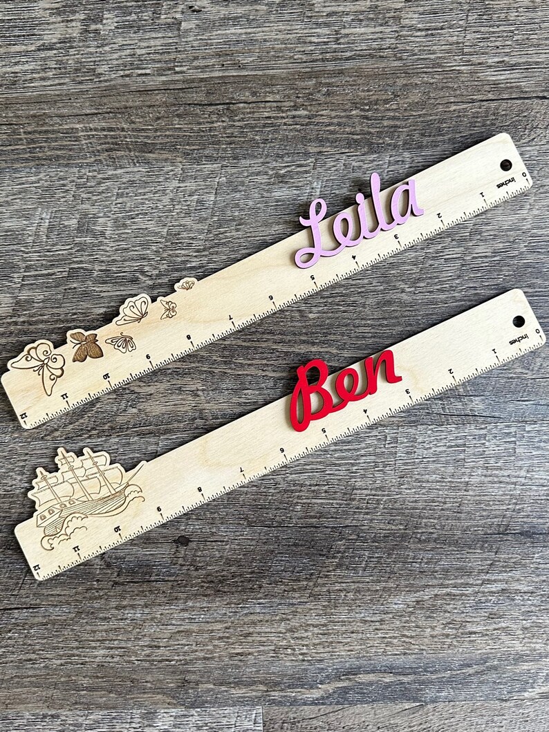 Personized Ruler for Kids, School Supplies, Ruler for Adult, Gift for ...