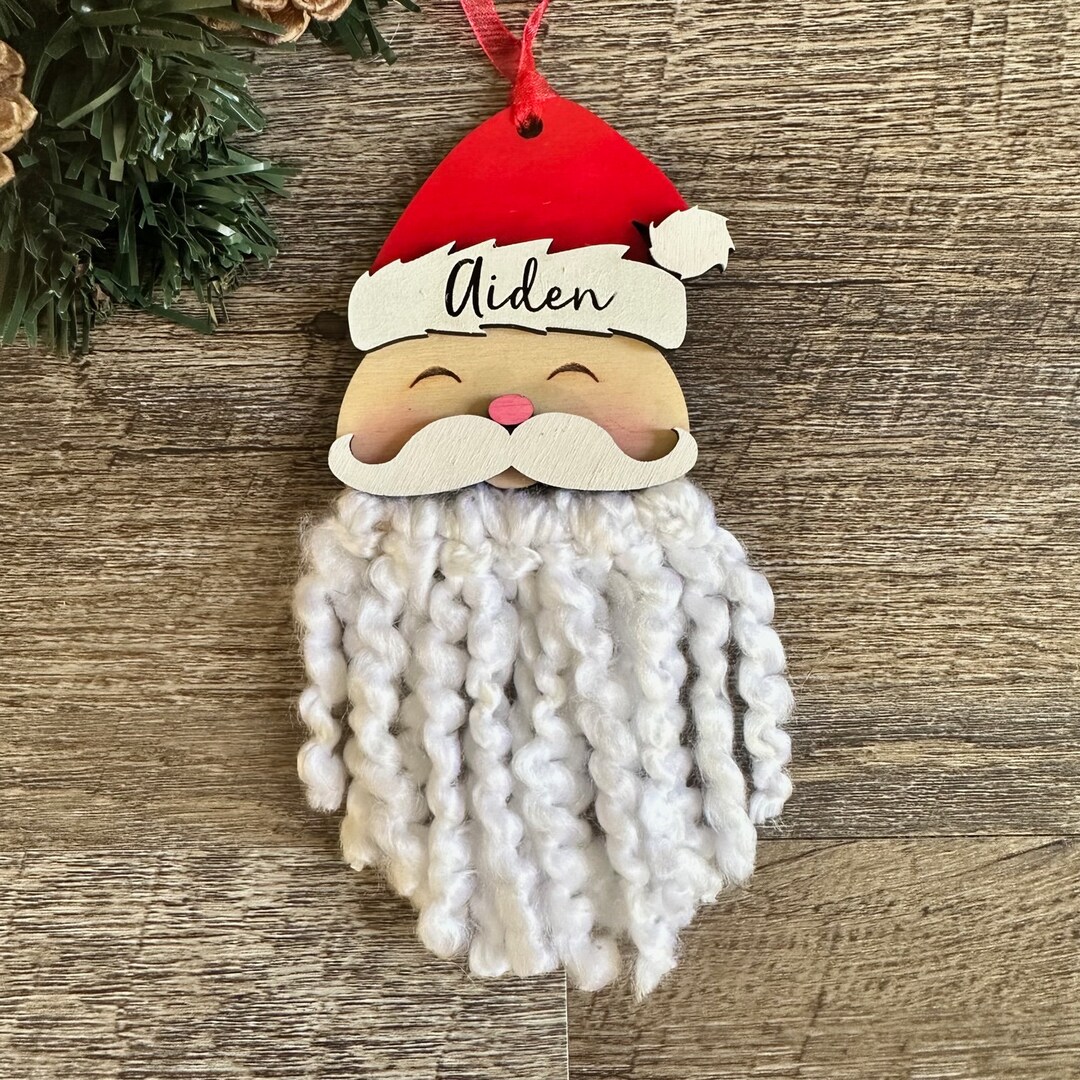 Santa Christmas Ornament, Ornament for Kids, Christmas Tree Ornament ...