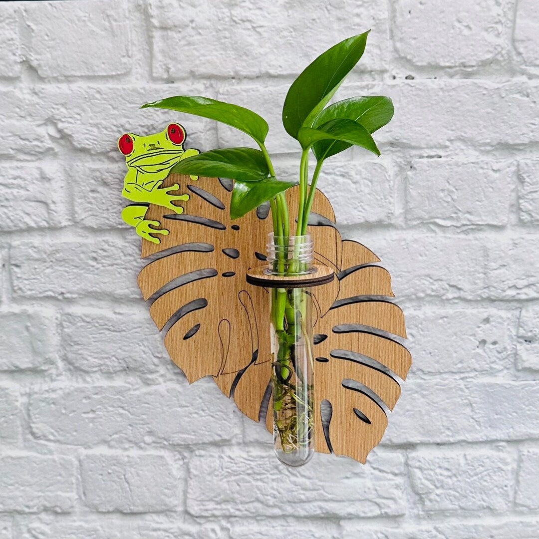 Plant Propagation Station, Gift for Plant Lover, Wall Vase for Plant ...