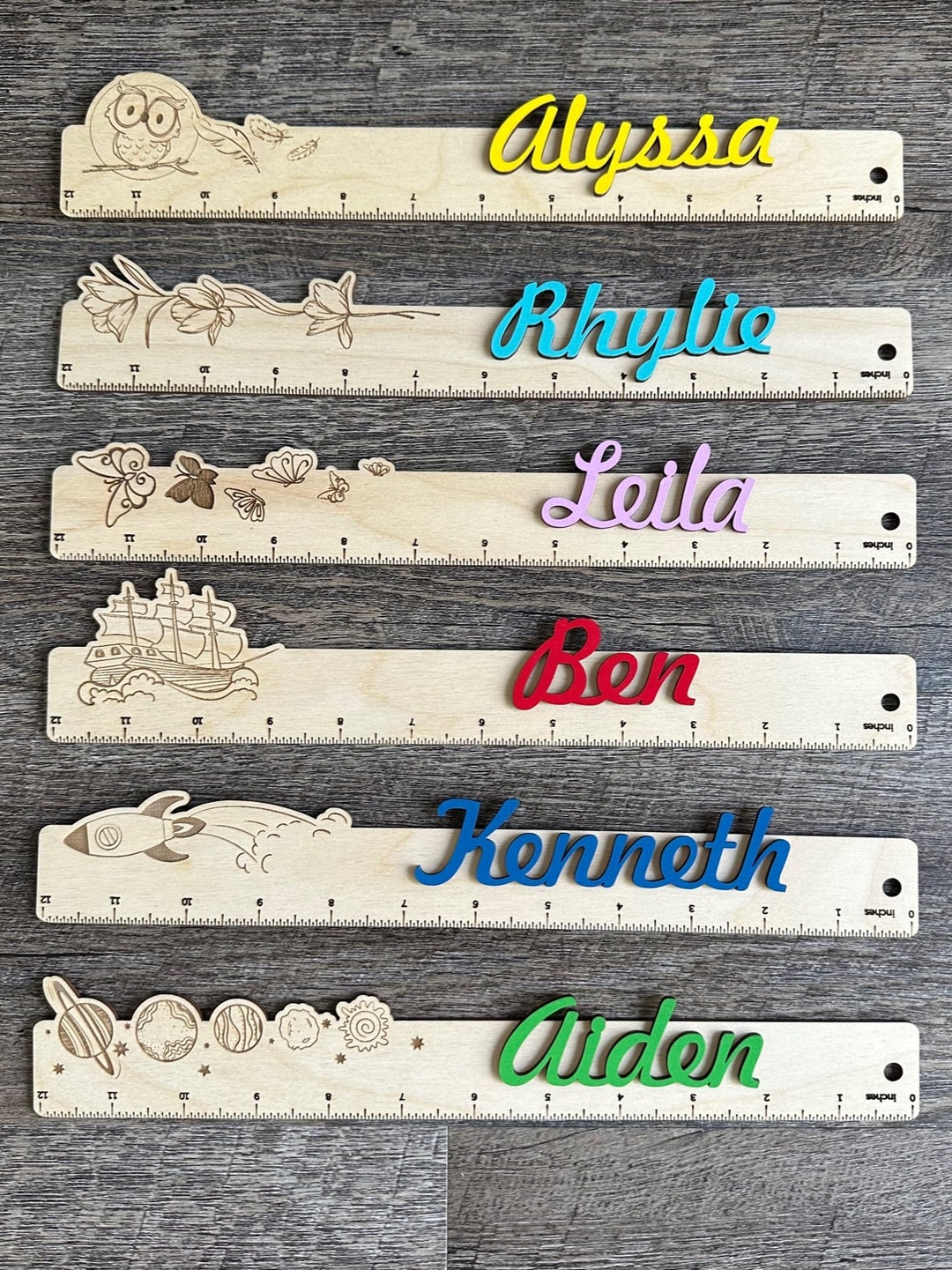 Personized Ruler for Kids, School Supplies, Ruler for Adult, Gift for ...