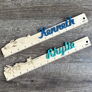Personized Ruler for Kids, School Supplies, Ruler for Adult, Gift for ...