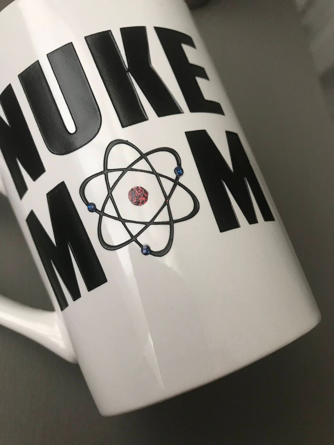 Nuke Mom Coffee Mug Etched Coffee Mug Navy Mom Custom - Etsy