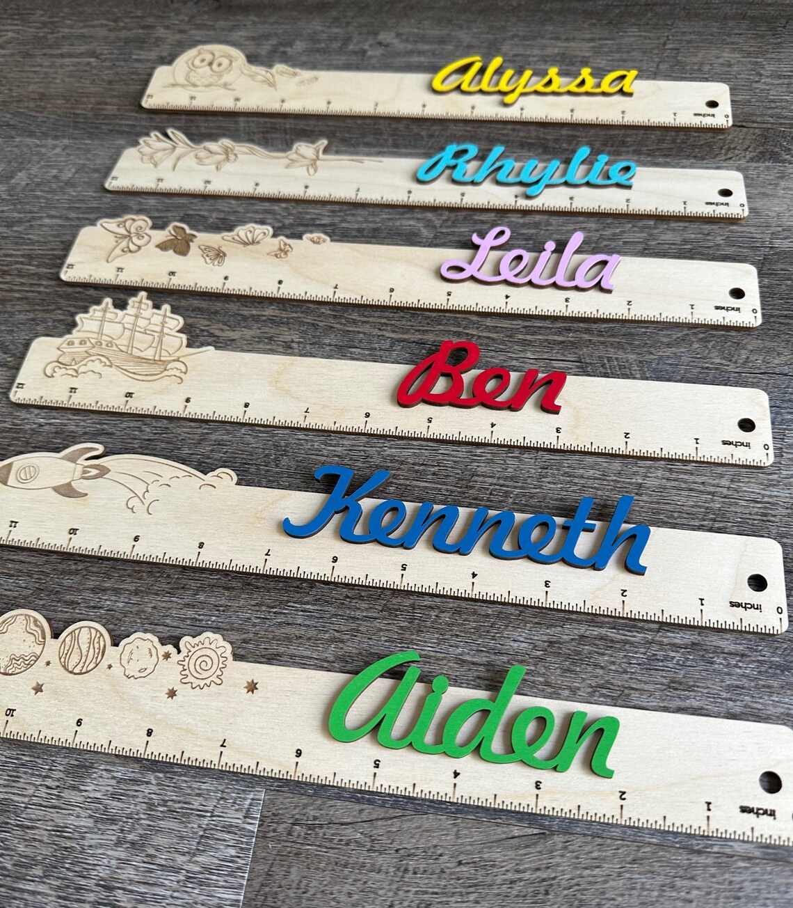 Personized Ruler for Kids, School Supplies, Ruler for Adult, Gift for ...