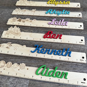 Personized Ruler for Kids, School Supplies, Ruler for Adult, Gift for ...