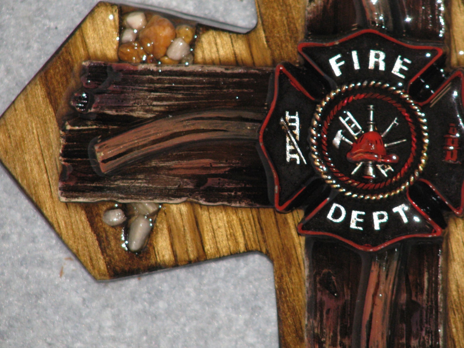 FIREMAN CROSS 14 1/2 X 23 HANDMADE cross Wooden | Etsy Canada