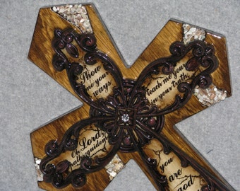 Cross Made of Words - Etsy