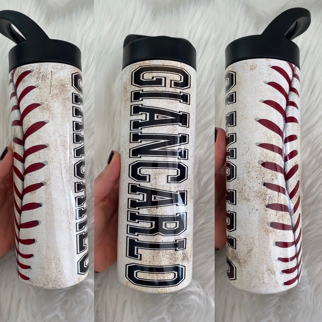Personalized Kids Baseball Tumbler, Basesball Kids Cup, Sports Kids Cup ...