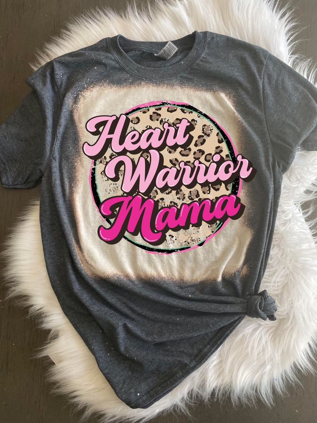Heart Warrior Mom Tee, Heart Mom Tee, Heartwarrior Mom Shirt,heart Mom ...