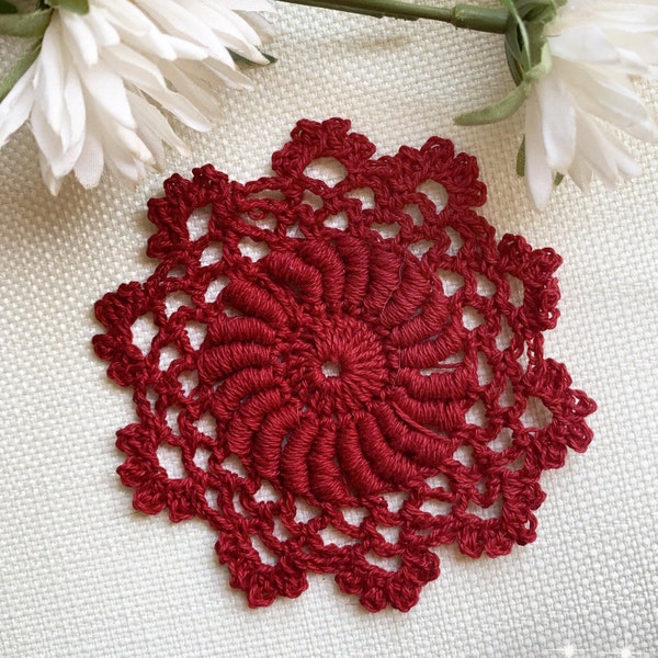 Red Doilies - Etsy