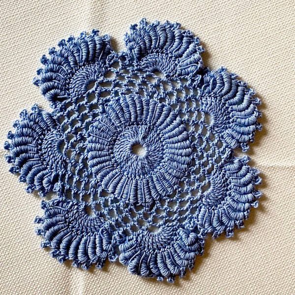 Blue Doilies - Etsy