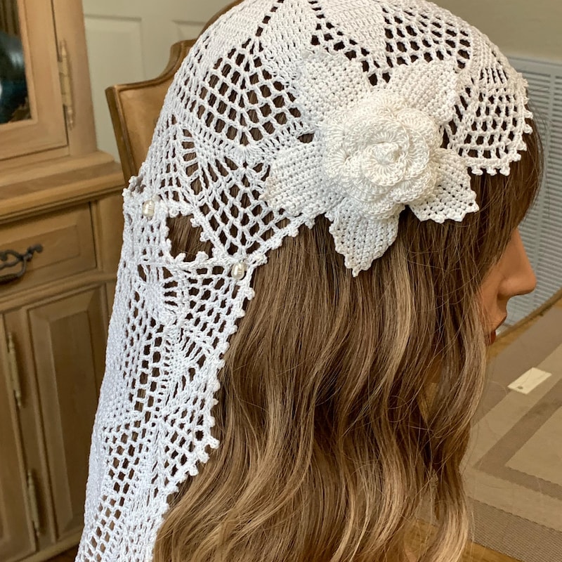 Knit Pattern Bridal Veil - Etsy