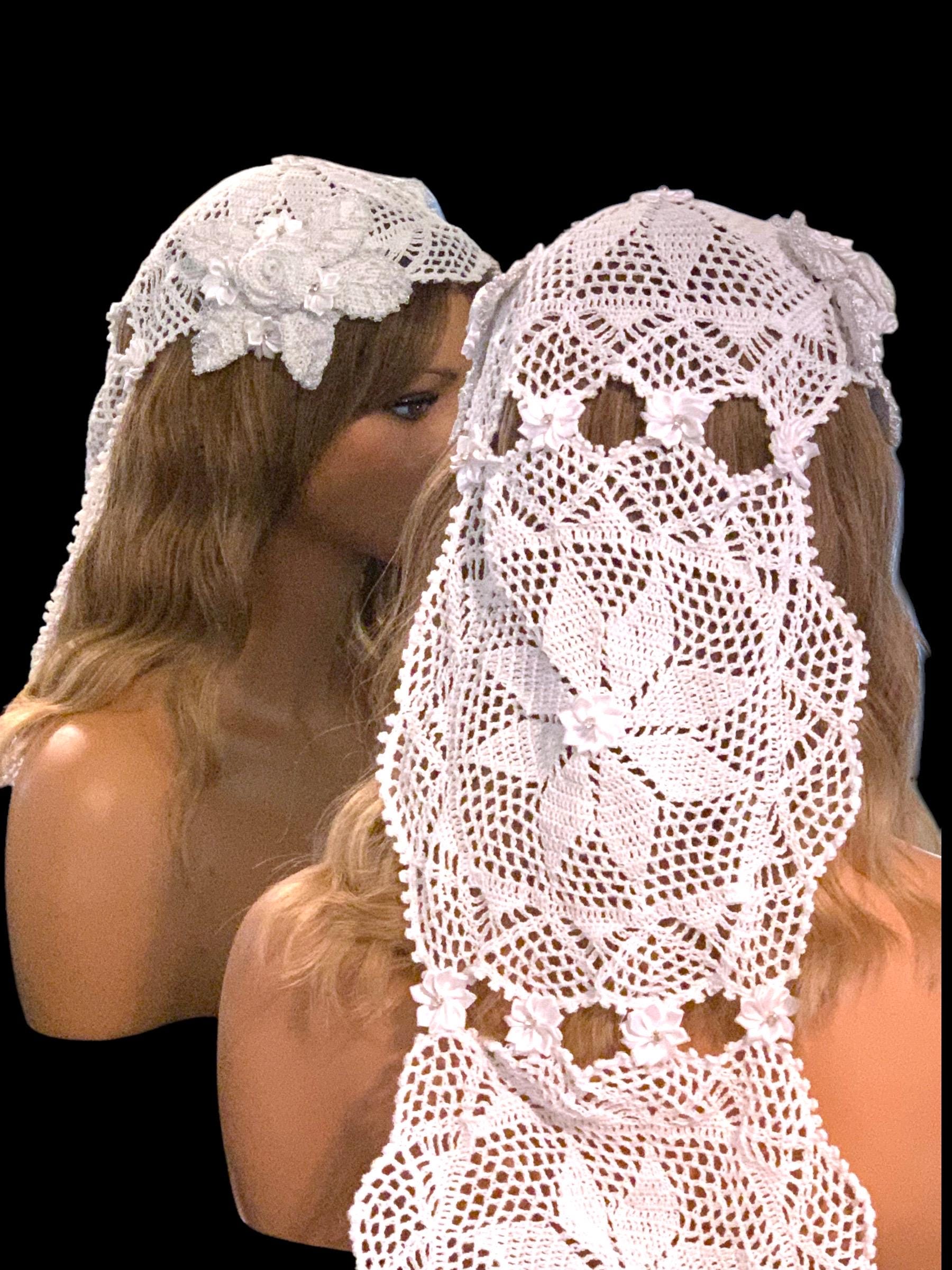 Crochet wedding veil 60 photos - Astyledwedding.com