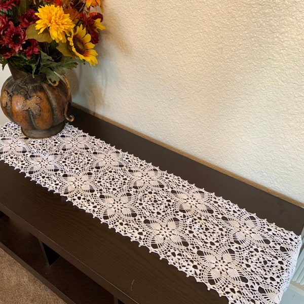 Crochet Table Runner - Etsy