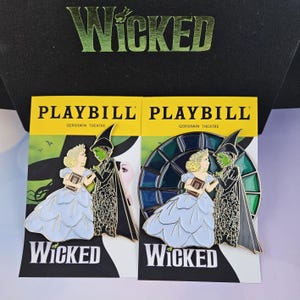 For Good a Wicked Fanart Enamel Pin Limited Edition 35 Elphaba and ...