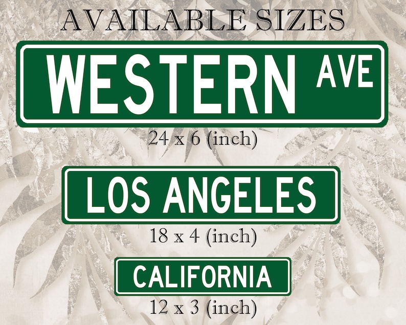 Personalized Rustic Street Sign: Custom Metal Wall Art - Etsy