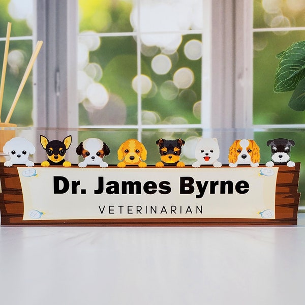 Desk Name Plate - Etsy