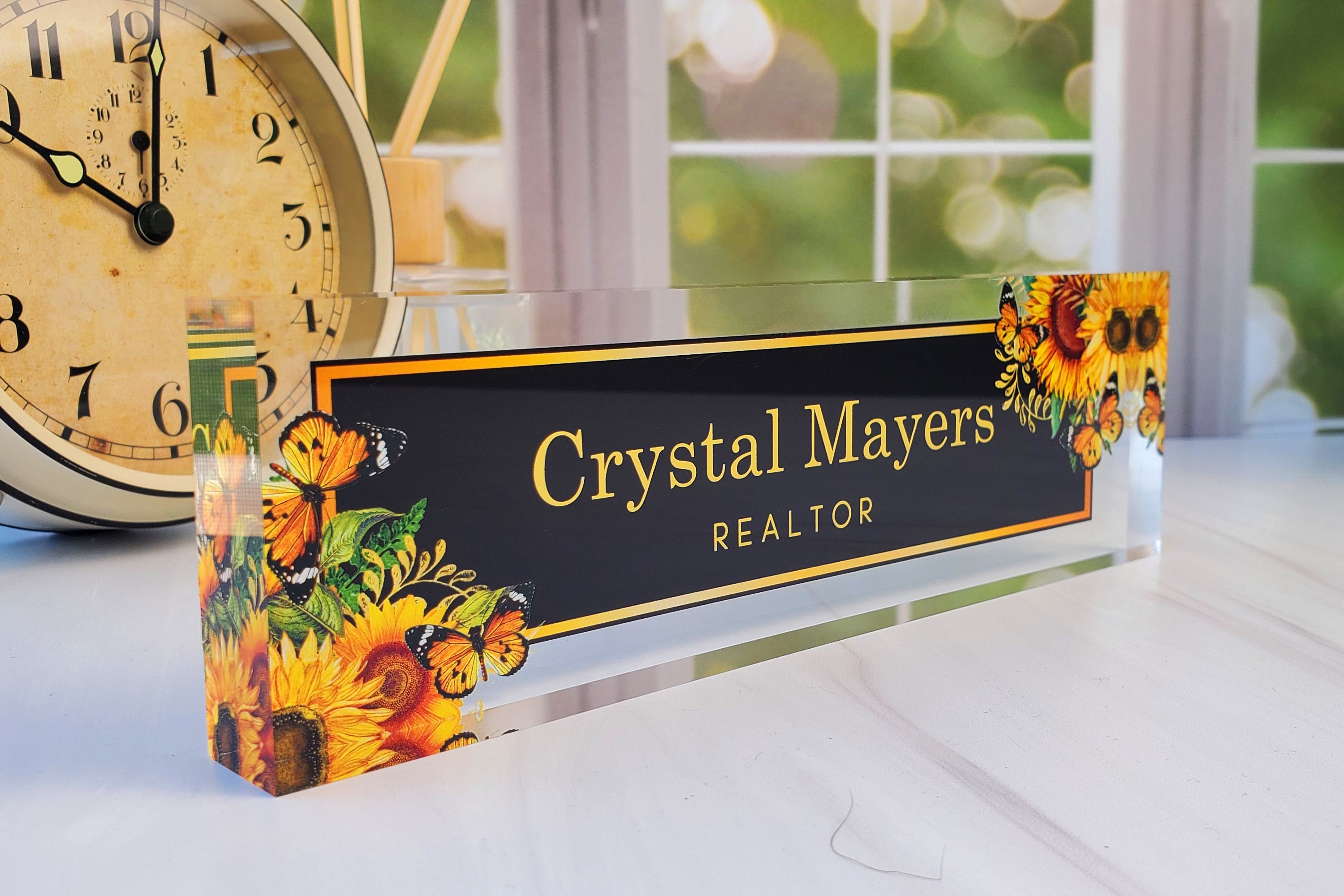 Glass Name Plates For Homes