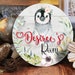 Personalized Penguin Room Sign | Floral Nursery Decor, ANM011 - Etsy