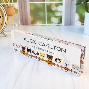 Custom Name Plate for Desk | Office Decor | Desk Nameplate ...