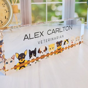 Custom Name Plate for Desk | Office Decor | Desk Nameplate ...