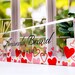 Personalized Valentines Day Desk Name Plate, Acrylic With Hearts ...