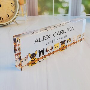 Custom Name Plate for Desk | Office Decor | Desk Nameplate ...