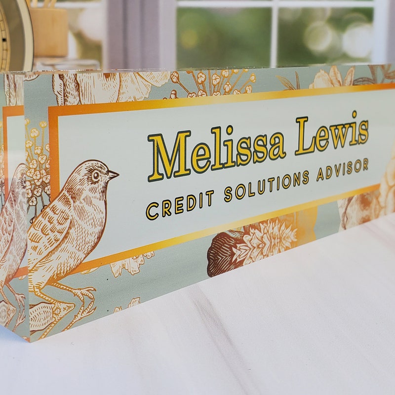Desk Name Plate - Etsy