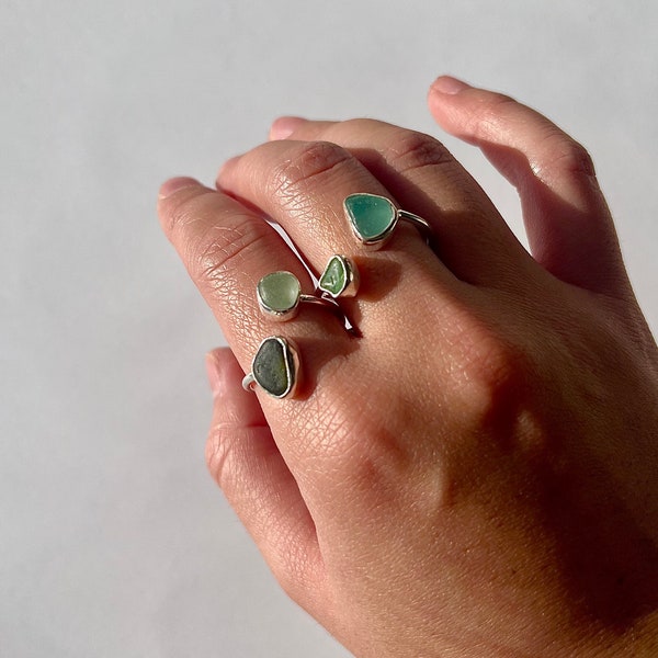 Sea Glass Ring - Etsy