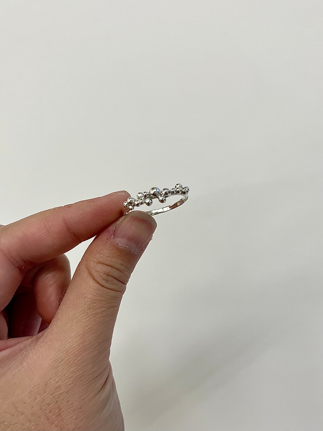 Handmade Granulation Ring - Bubble Rings - Sterling Silver Ring ...