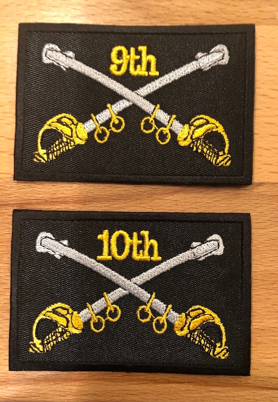 Buffalo Soldiers 9th & 10th Cavalry Patches Set of 2 BSMC - Etsy