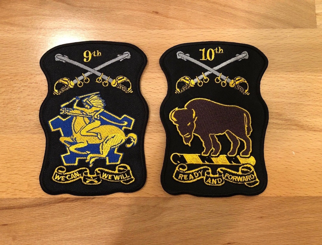 Buffalo Soldiers Crossed Sabres & Insigia Patches - Etsy