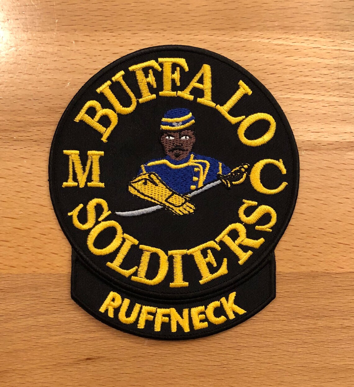 BSMC Buffalo Soldier Custom Patch Plain or With Your Club - Etsy