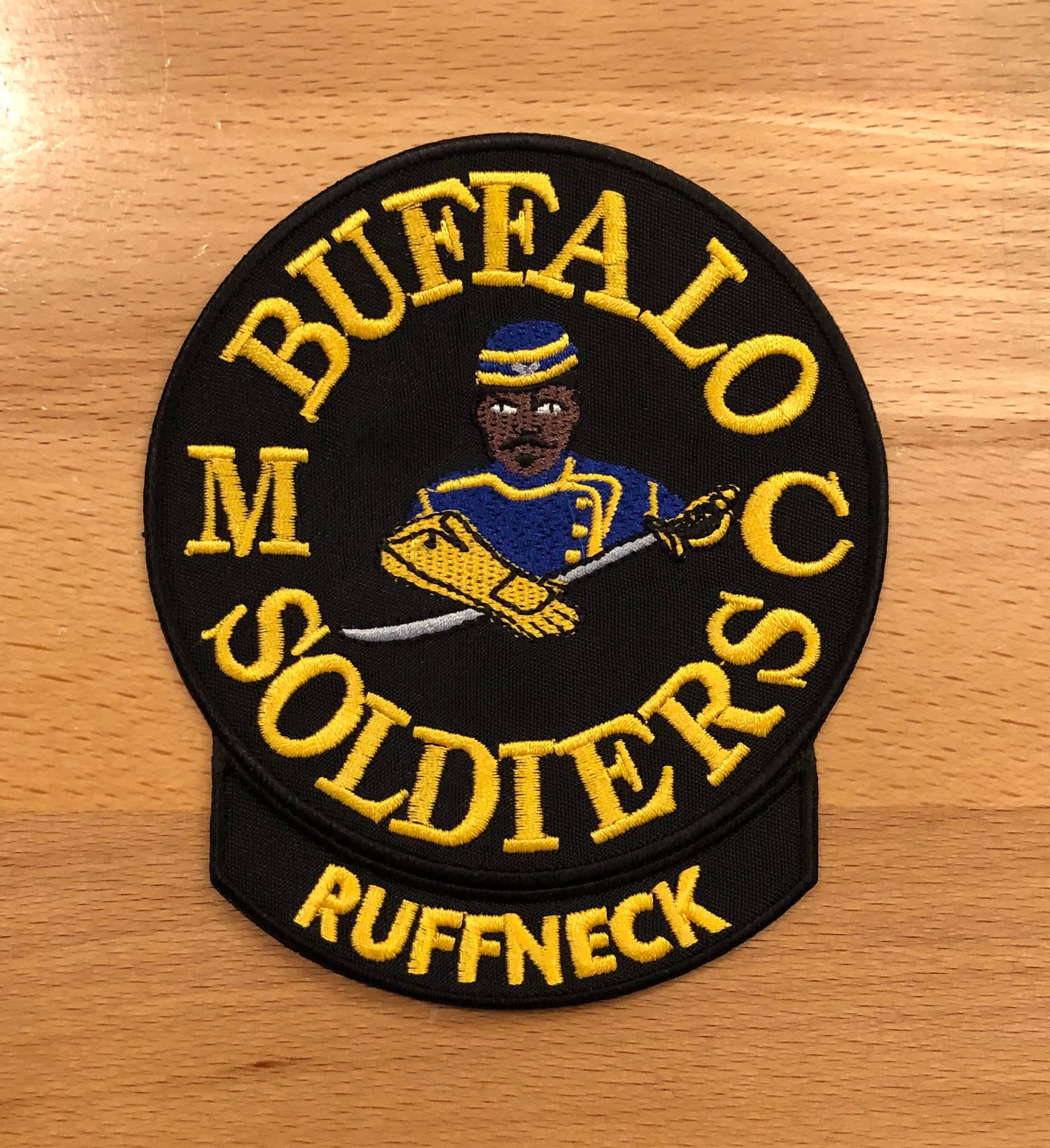 BSMC Buffalo Soldier Custom Patch, Plain or With Your Club Name - Etsy