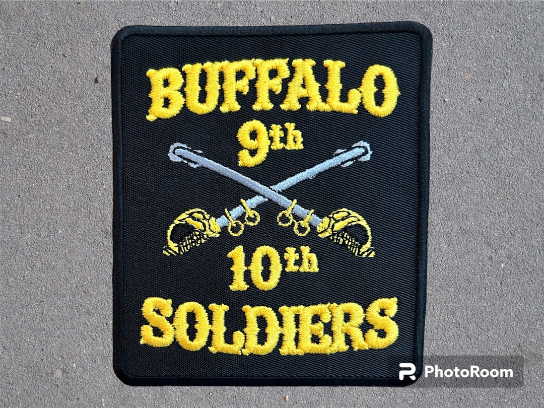 NEW Patch!! BUFFALO SOLDIERS 9th & 10th Cavalry With Crossed Sabers - Etsy