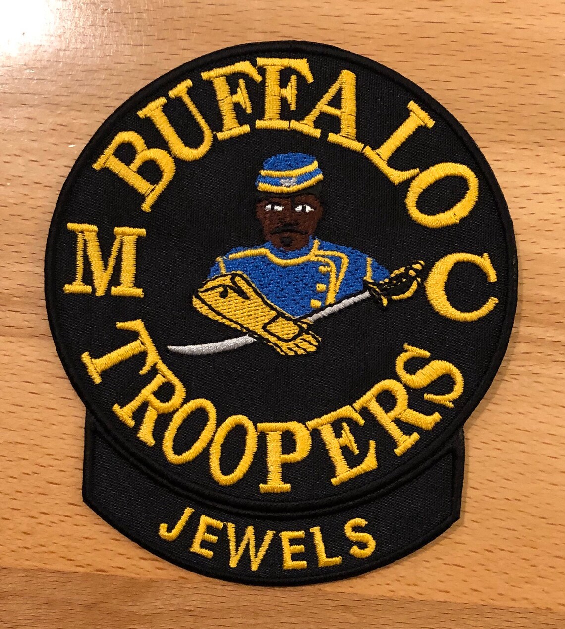 BSMC Buffalo Soldier Custom Patch Plain or With Your Club - Etsy