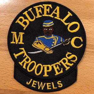BSMC Buffalo Soldier Custom Patch, Plain or With Your Club Name - Etsy