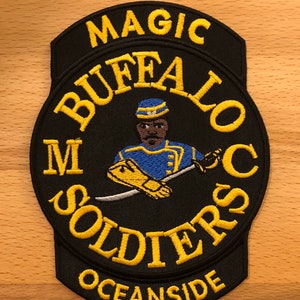 BSMC Buffalo Soldier Custom Patch, Plain or With Your Club Name - Etsy
