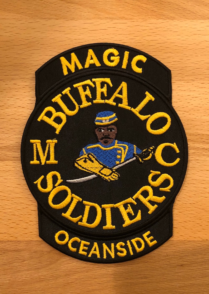 BSMC Buffalo Soldier Custom Patch, Plain or With Your Club Name - Etsy