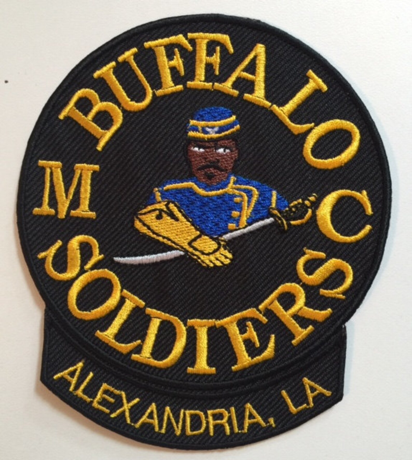 BSMC Buffalo Soldier Custom Patch, Plain or With Your Club Name - Etsy