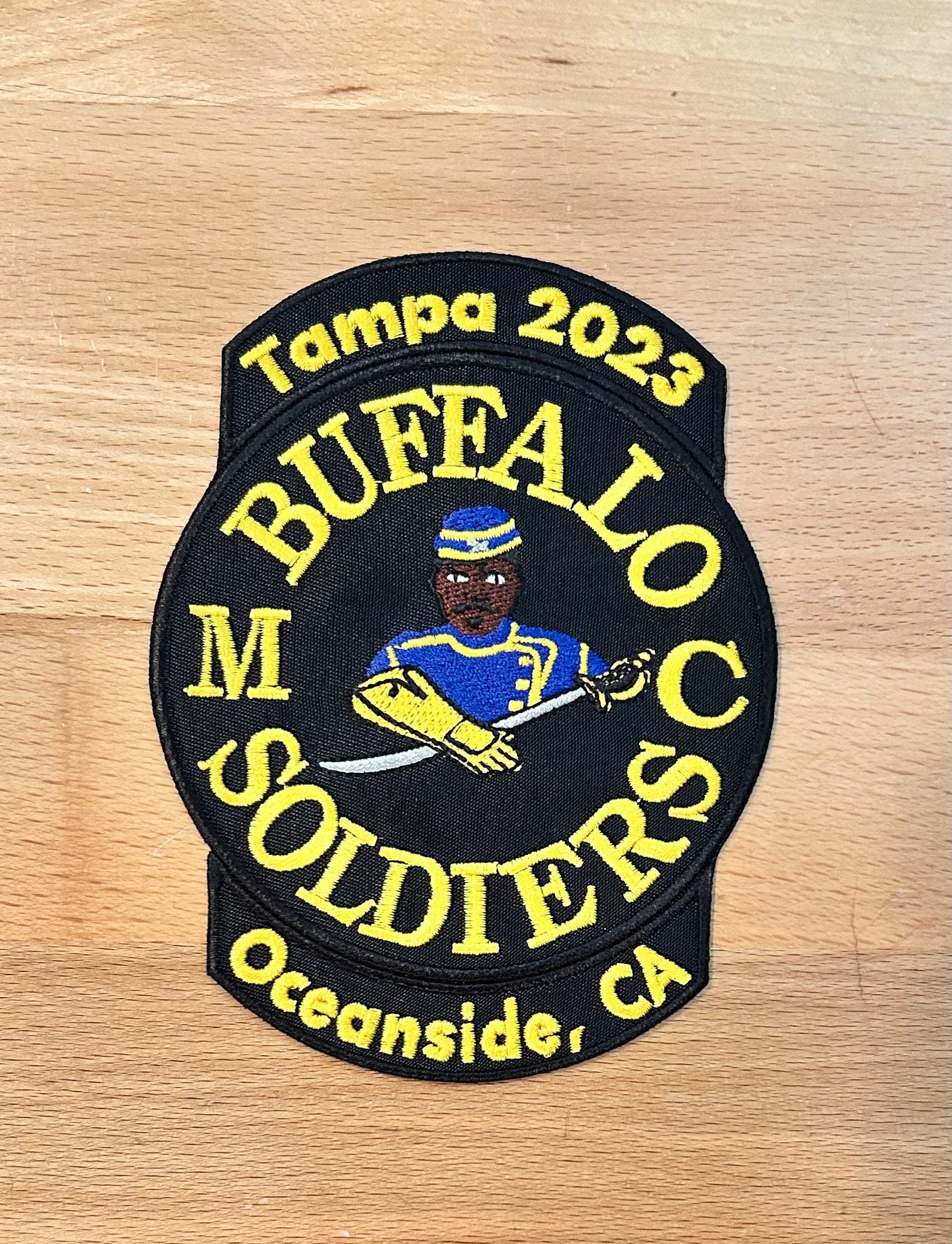 BSMC Buffalo Soldier Custom Patch Plain or With Your Club - Etsy