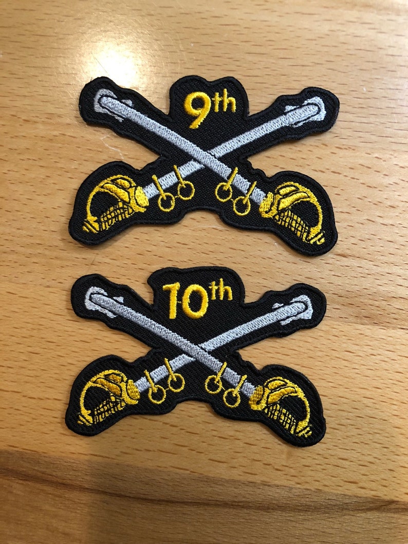 Buffalo Soldiers 9th & 10th Cavalry Patches Set of 2 BSMC - Etsy